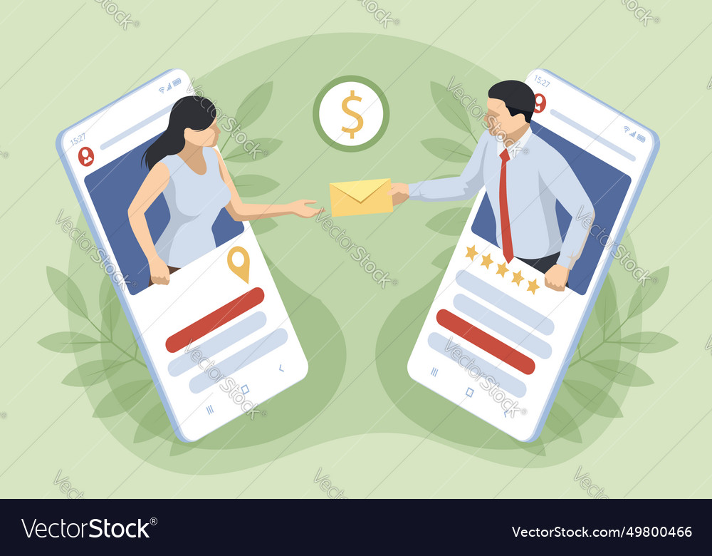 Isometric customer experience or customer Vector Image
