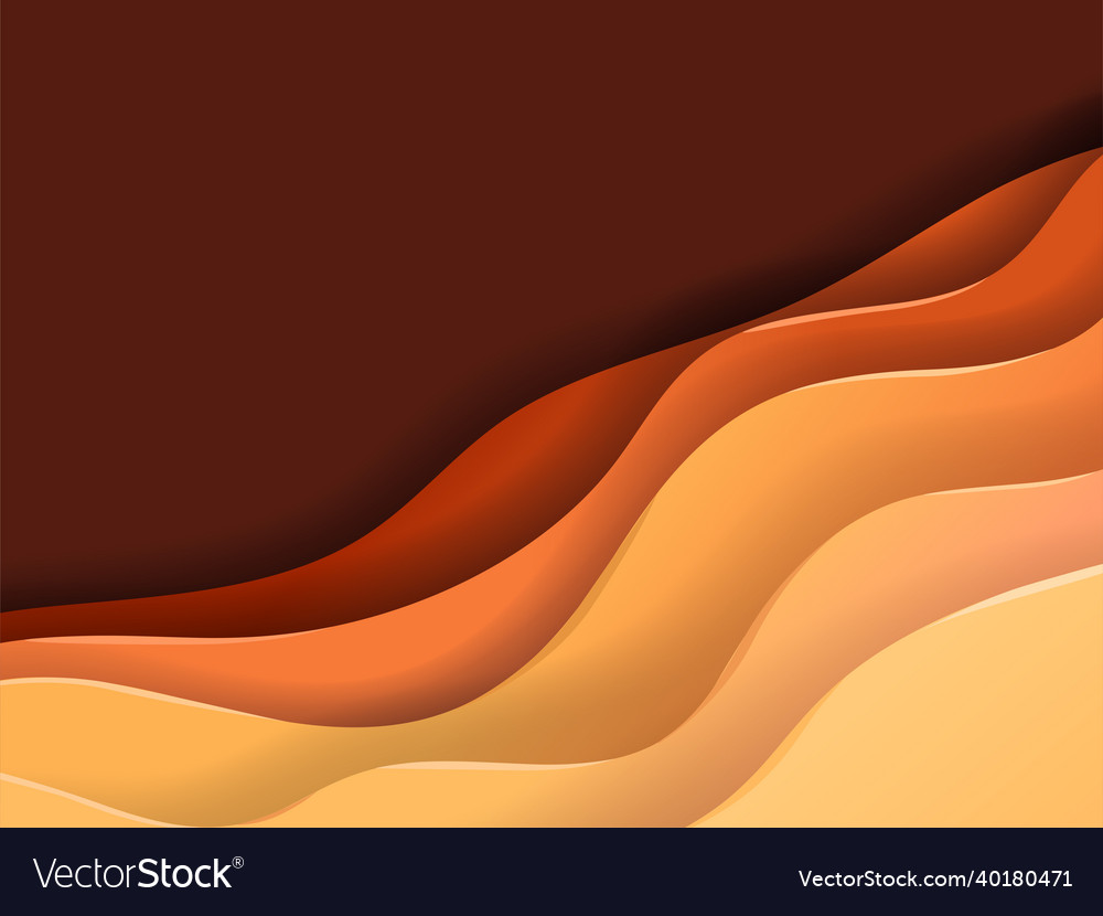Abstract background of color layers Royalty Free Vector