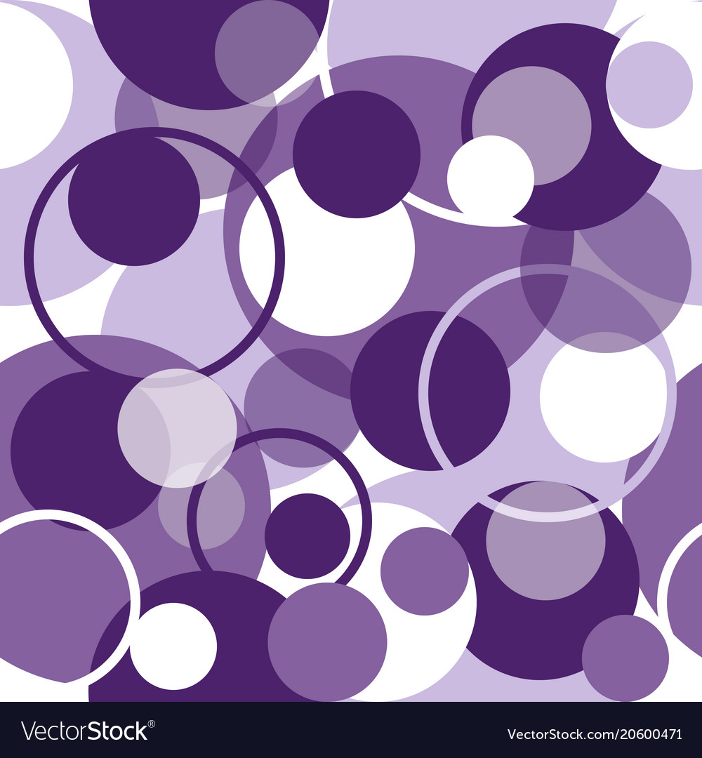 Colored circle seamless pattern Royalty Free Vector Image