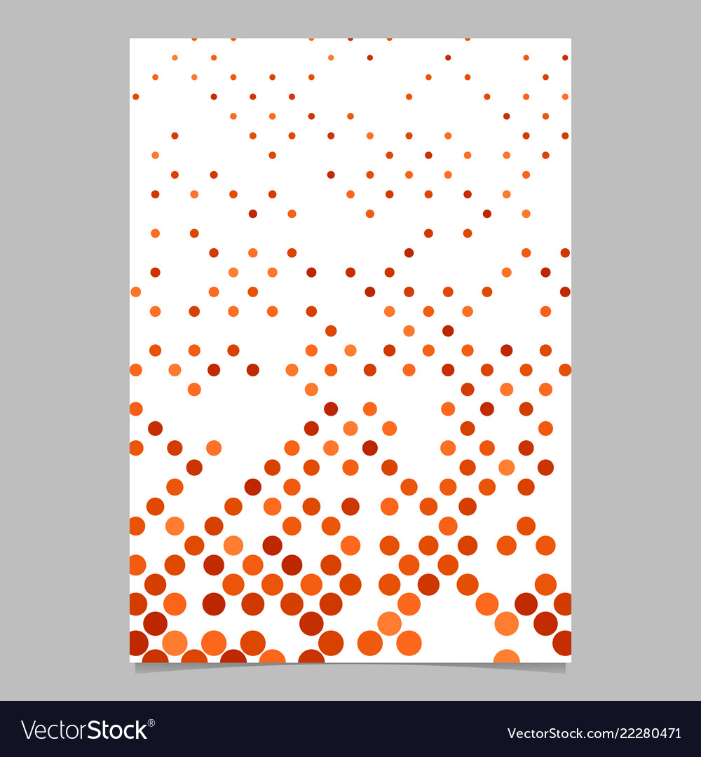 Geometric dot pattern poster template Royalty Free Vector