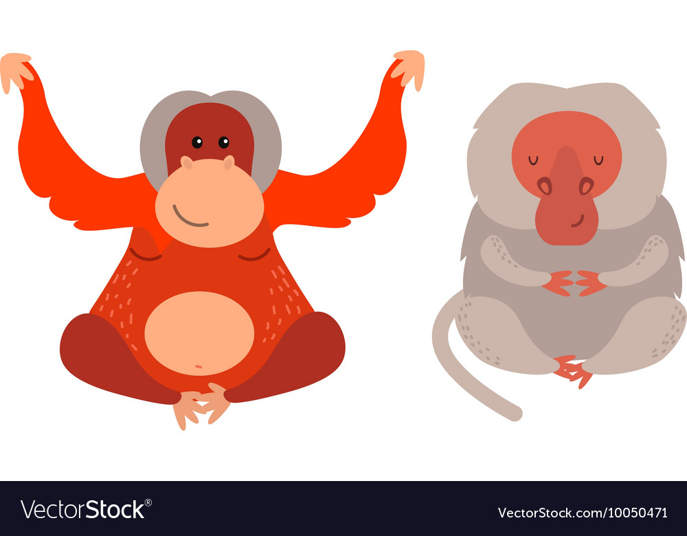 Monkey Royalty Free Vector Image - VectorStock