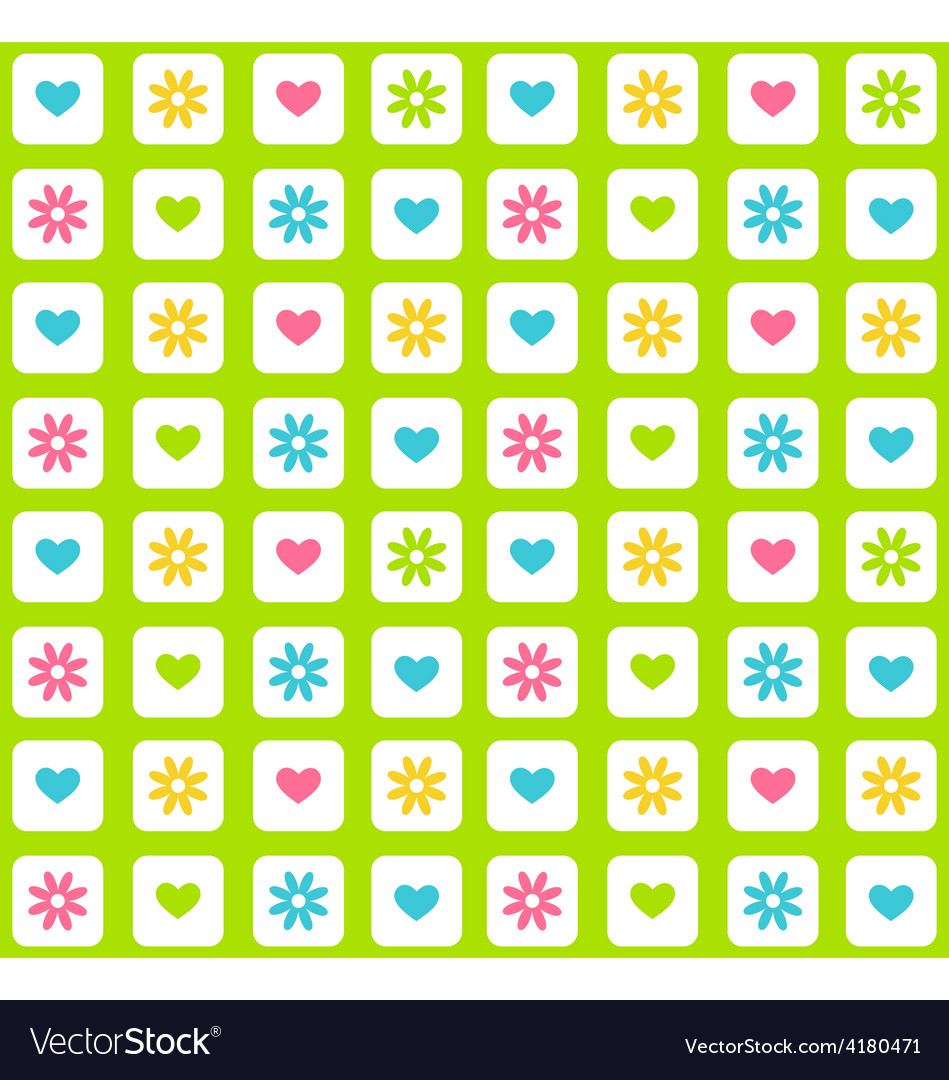 Seamless bright spring green abstract pattern Vector Image