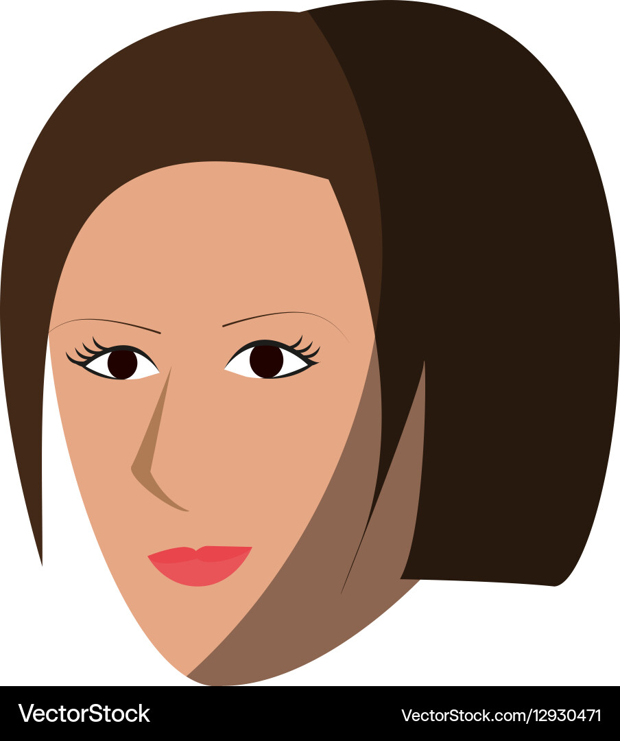 Woman cartoon icon Royalty Free Vector Image - VectorStock