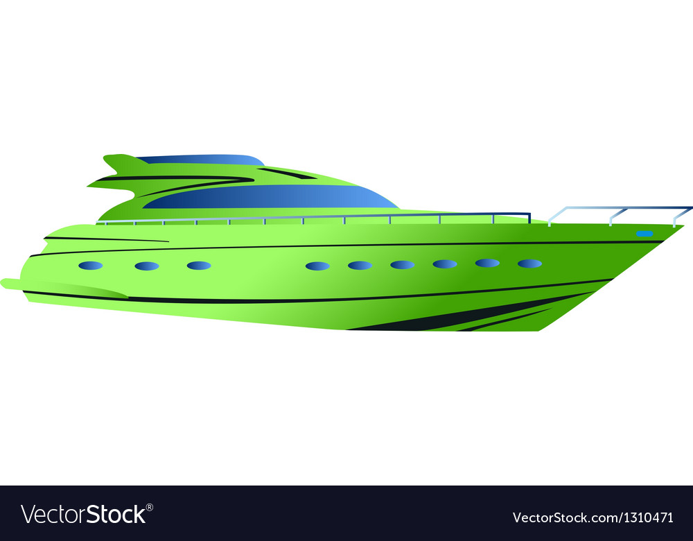 Yacht Royalty Free Vector Image - VectorStock