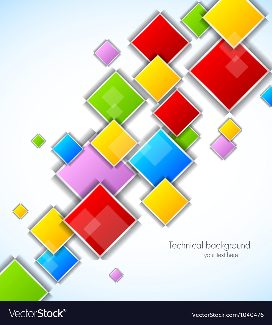 Abstract background with squares Royalty Free Vector Image