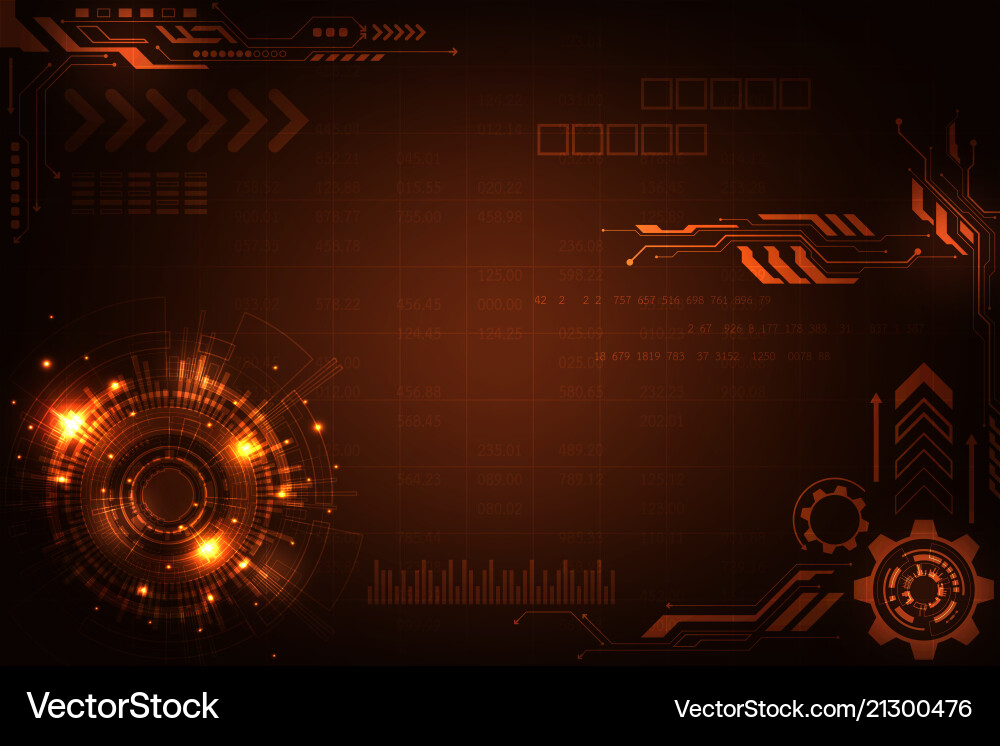 Background in the concept of technology Royalty Free Vector