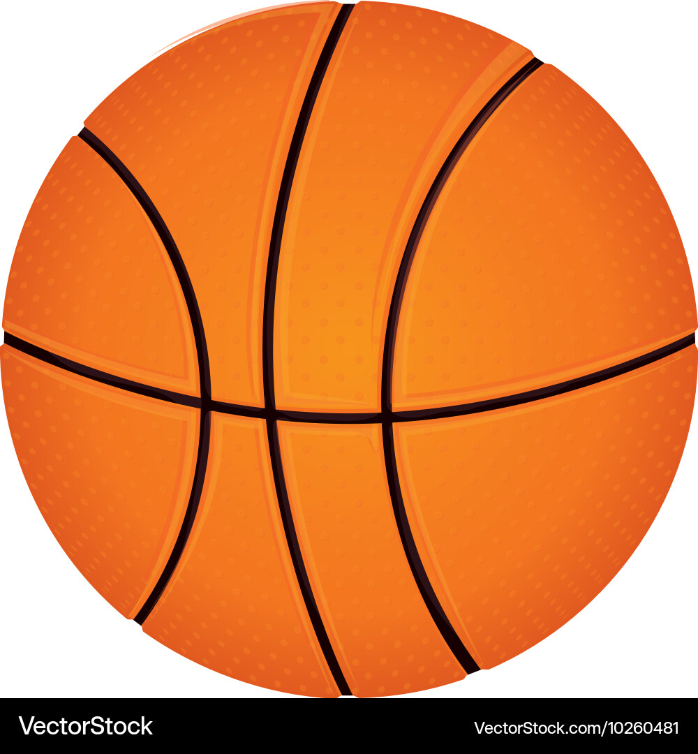 Basketball ball sport Royalty Free Vector Image