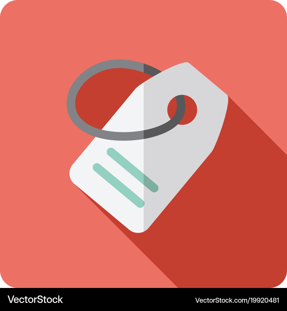 Tag icon price label symbol Royalty Free Vector Image