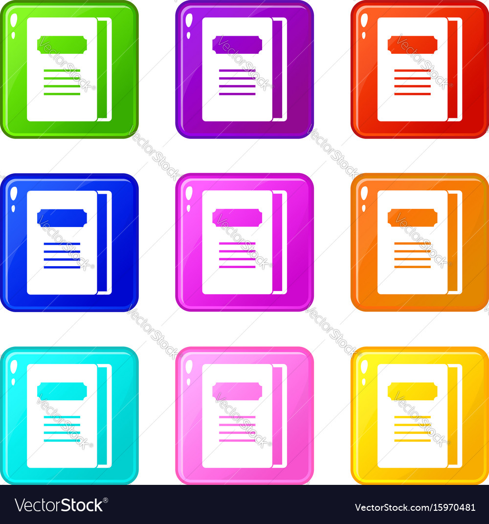 Tutorial set 9 Royalty Free Vector Image - VectorStock
