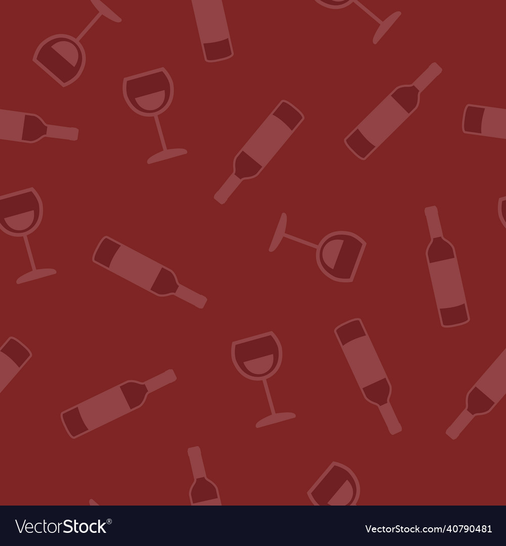 Wine pattern Royalty Free Vector Image - VectorStock
