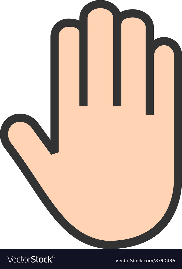 Hand Royalty Free Vector Image - VectorStock