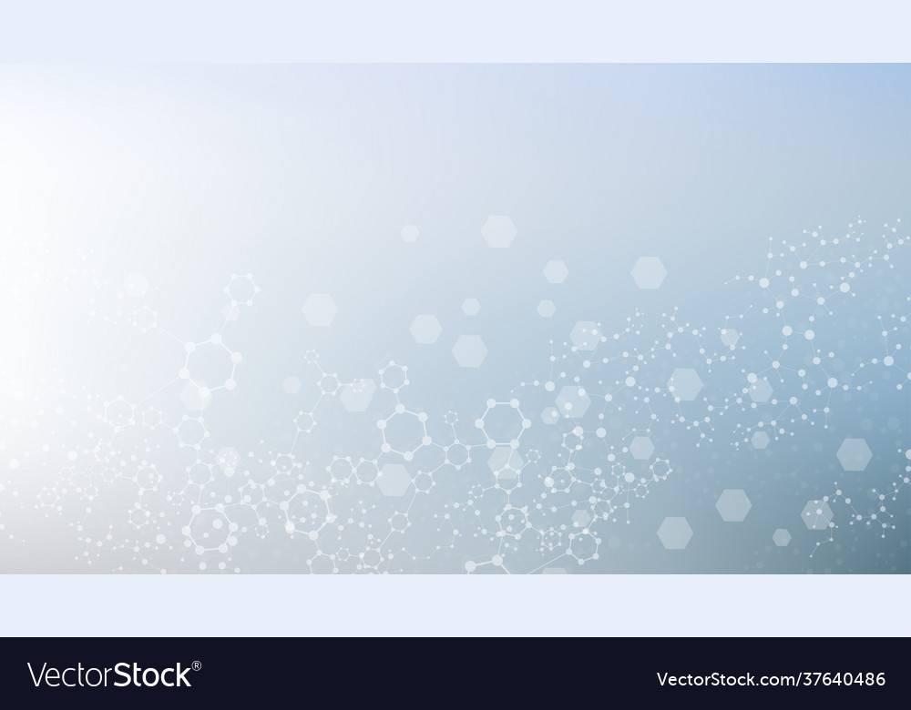 Hexagonal abstract background big data Royalty Free Vector