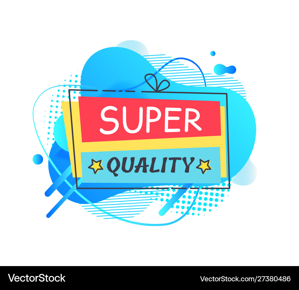 Super quality banner with clearance discounts Vector Image