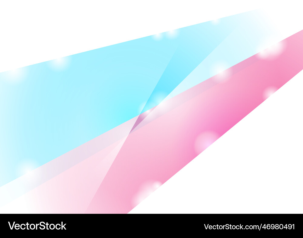 Light blue pink minimal shiny stripes abstract Vector Image
