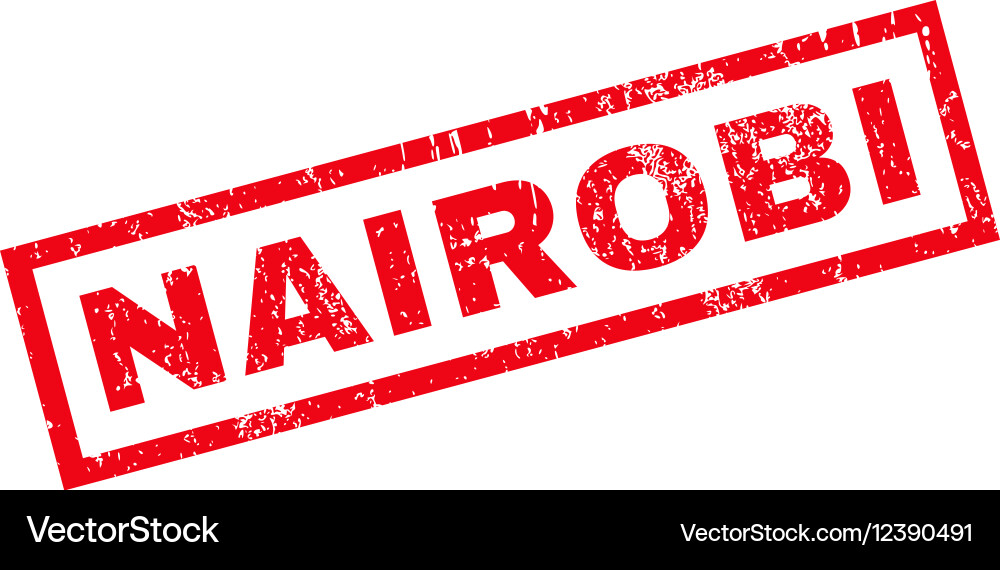 Nairobi rubber stamp Royalty Free Vector Image