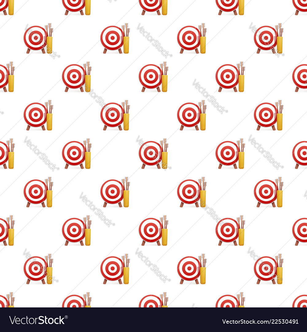 Target arrow pattern seamless Royalty Free Vector Image