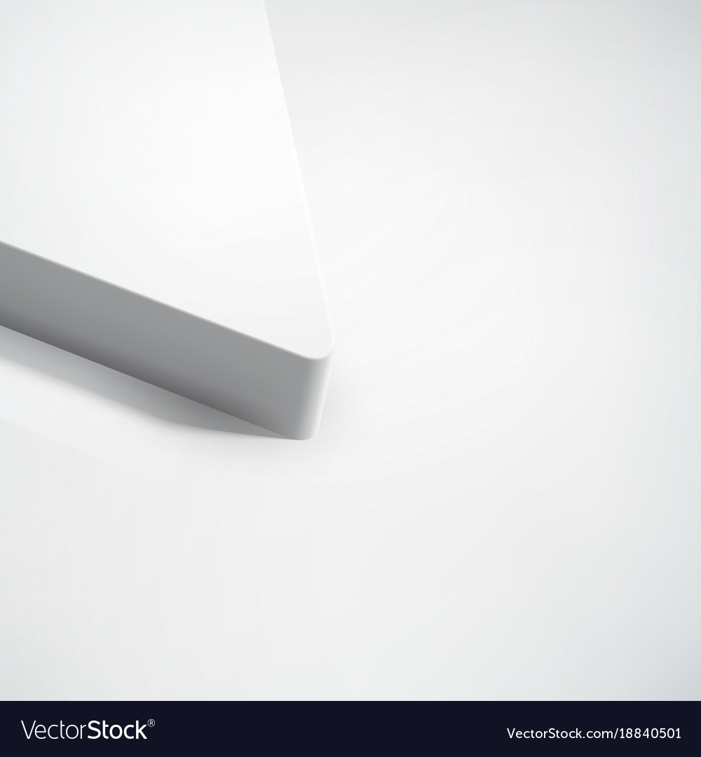 Abstract realistic object concept Royalty Free Vector Image