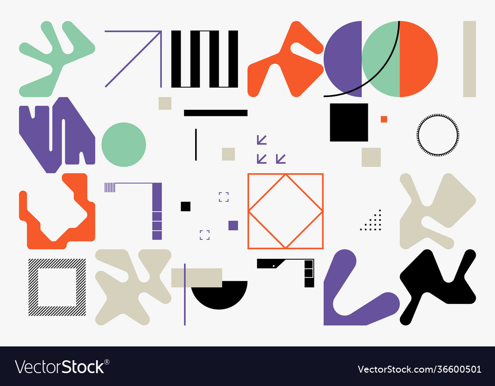 Generative design artwork abstract generated Vector Image