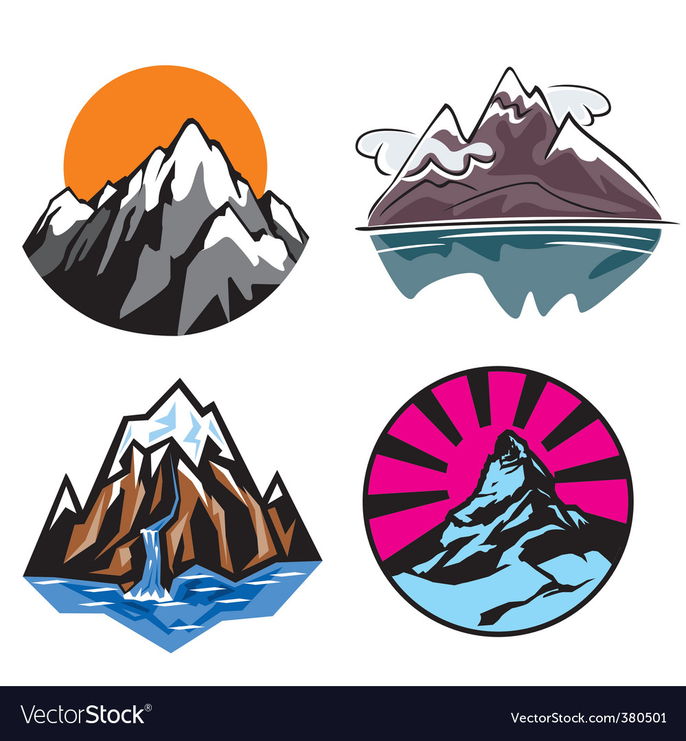 Mountains Royalty Free Vector Image - VectorStock