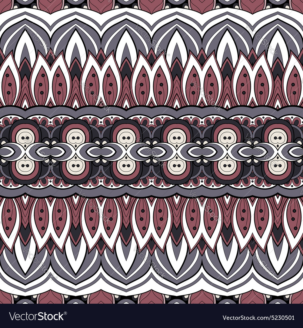 Seamless ornate pattern Royalty Free Vector Image