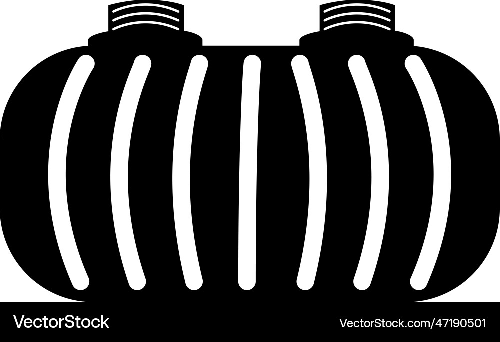Sewerage tank icon septic tank sign polyethylene Vector Image