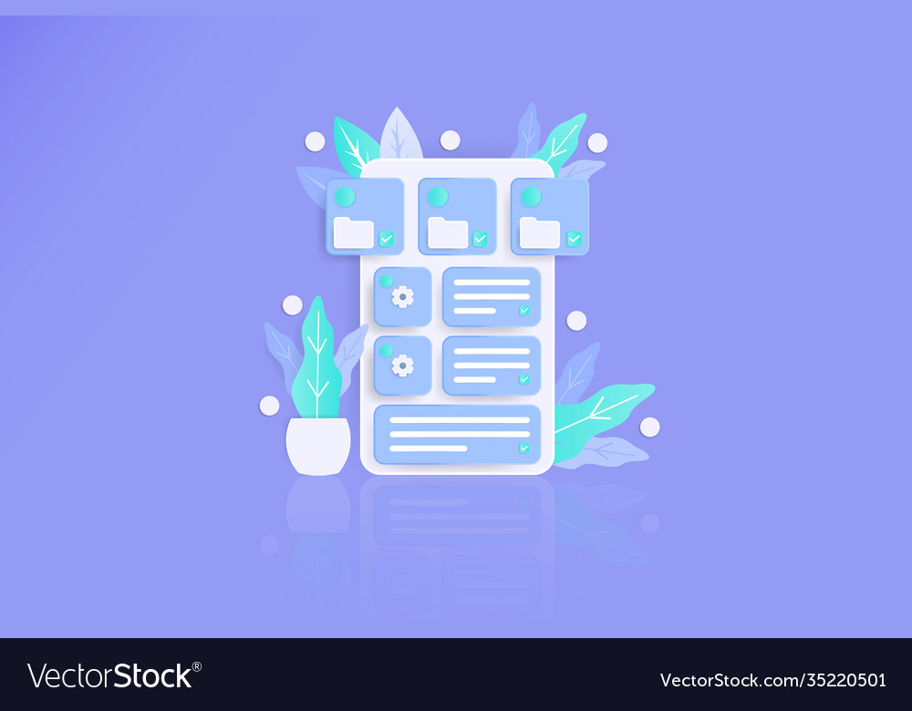 Structure data 3d modern awesome flat landing page