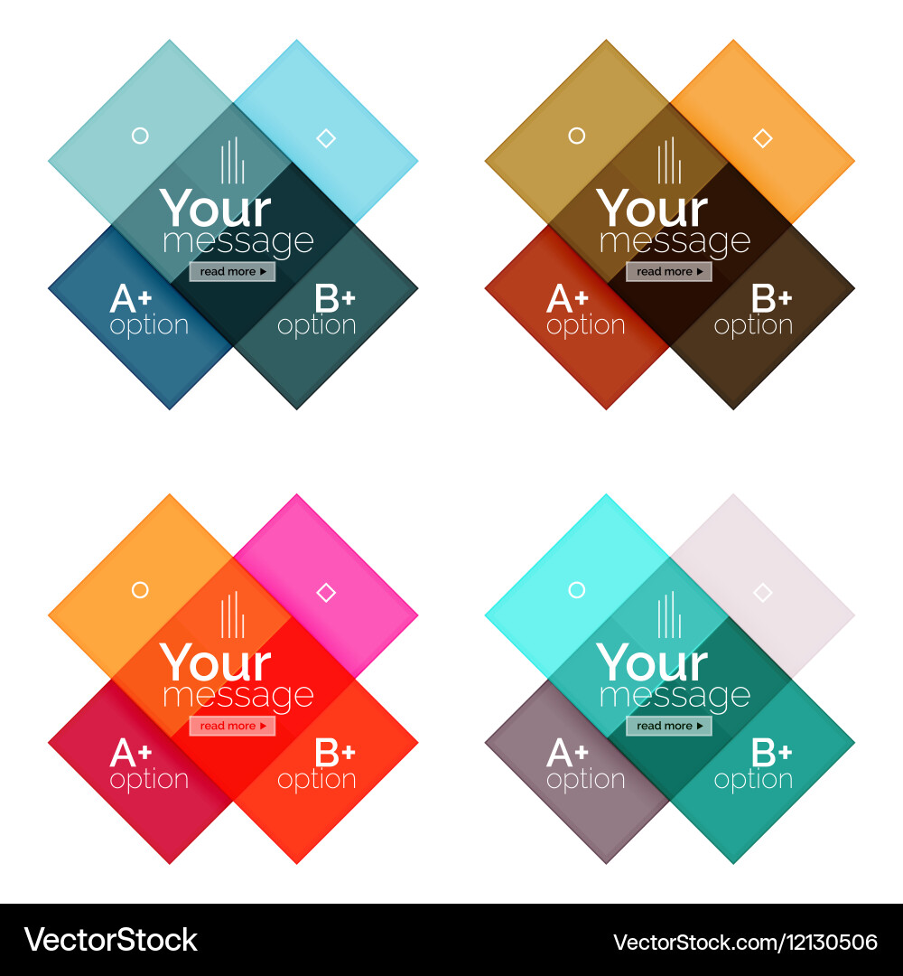 Color stripes infographics templates Royalty Free Vector