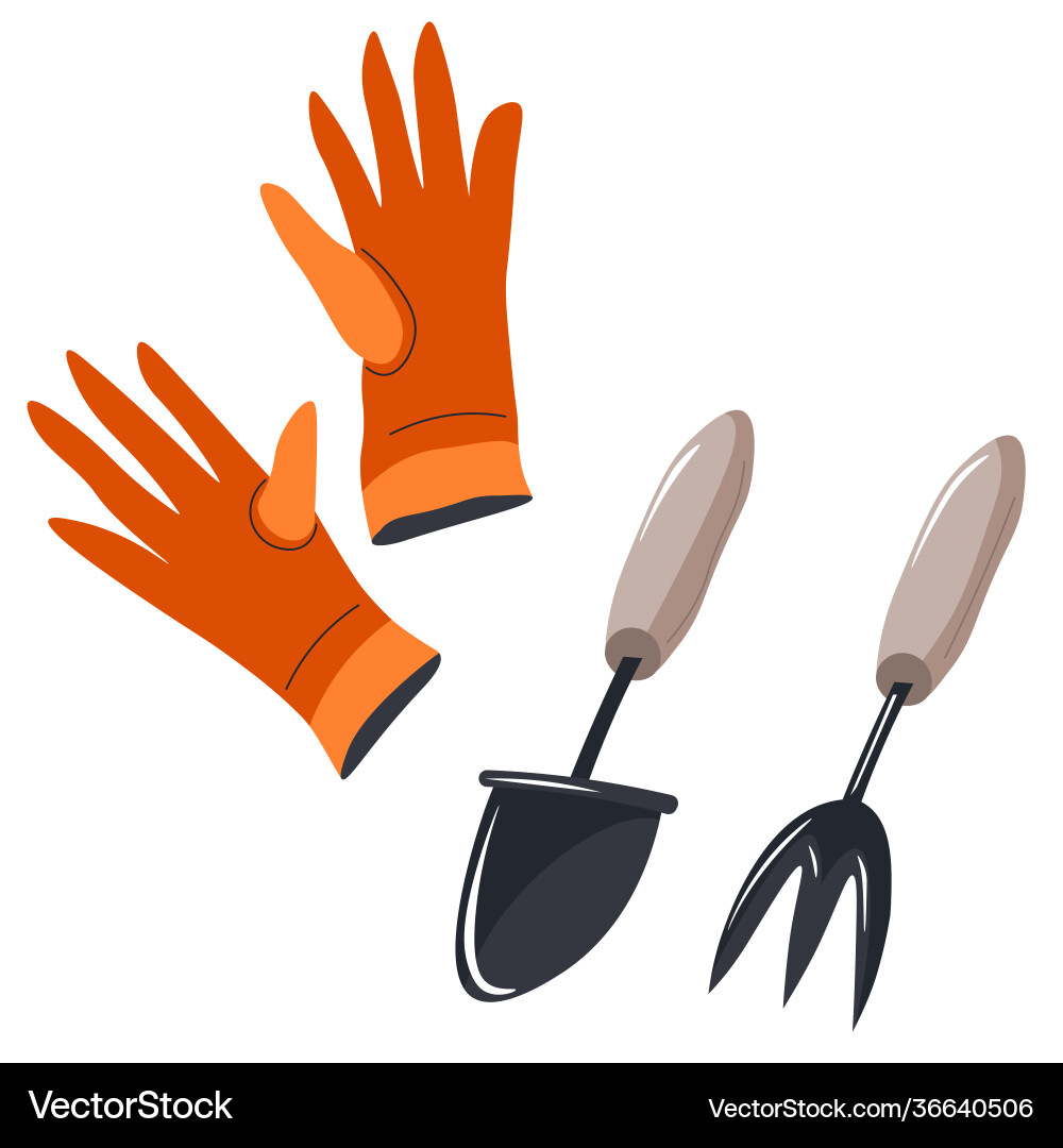 Instruments and tool for gardening agriculture Vector Image