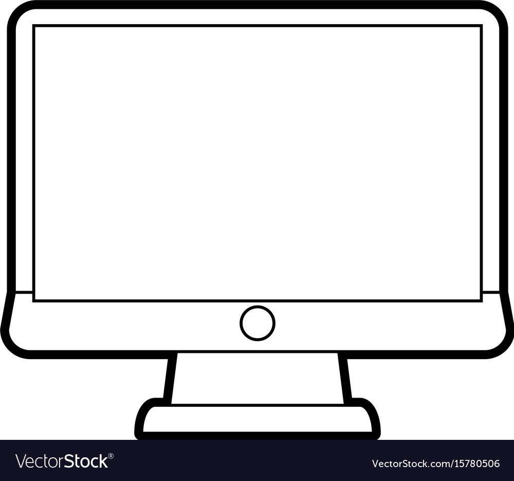 Screen Royalty Free Vector Image - VectorStock