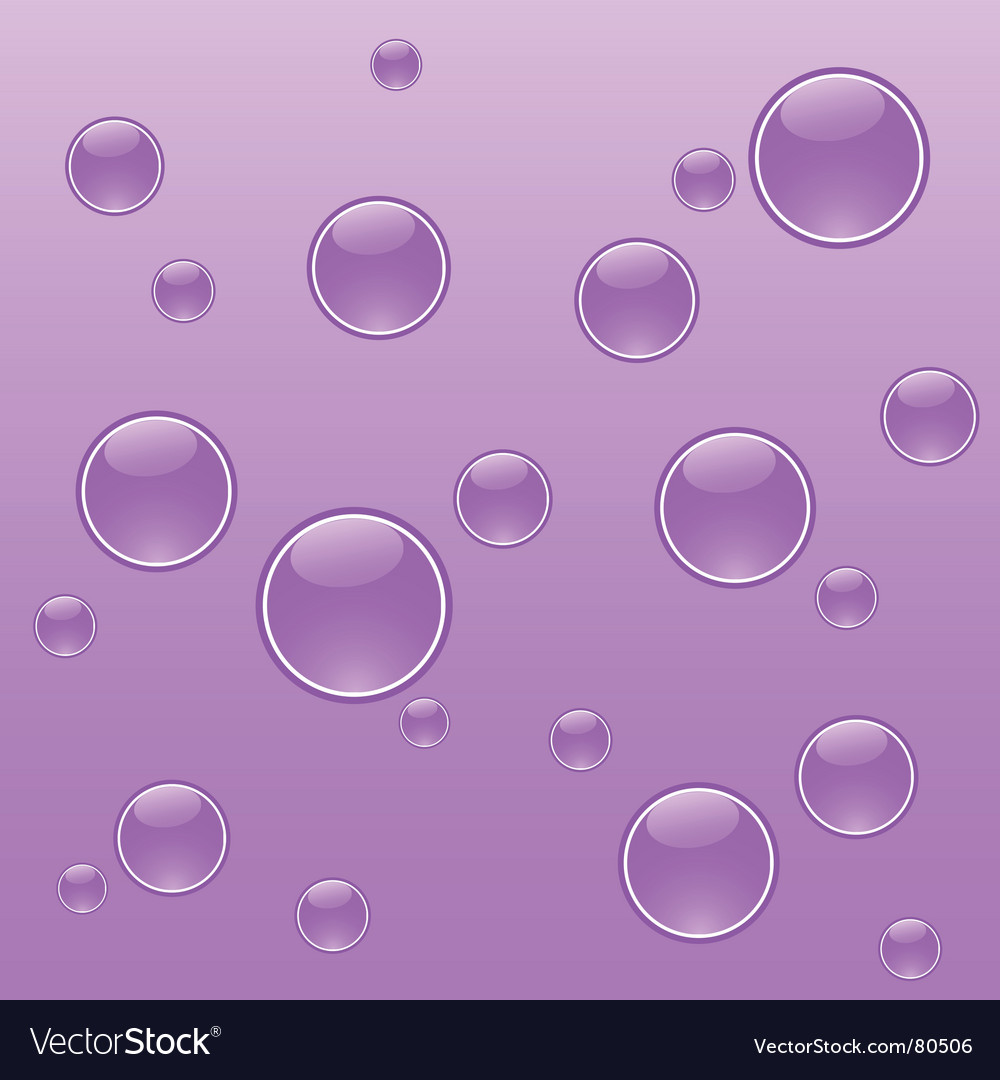 Water bubbles Royalty Free Vector Image - VectorStock