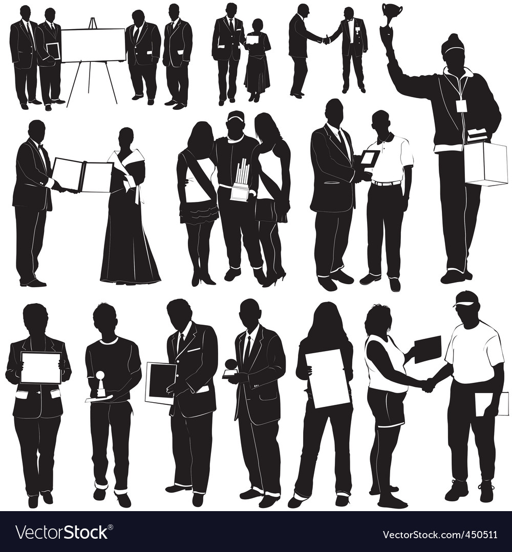 Business people Royalty Free Vector Image - VectorStock