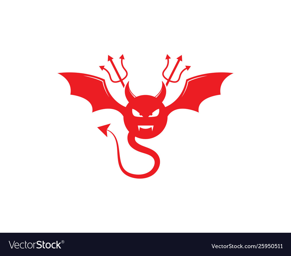 Devil logo Royalty Free Vector Image - VectorStock