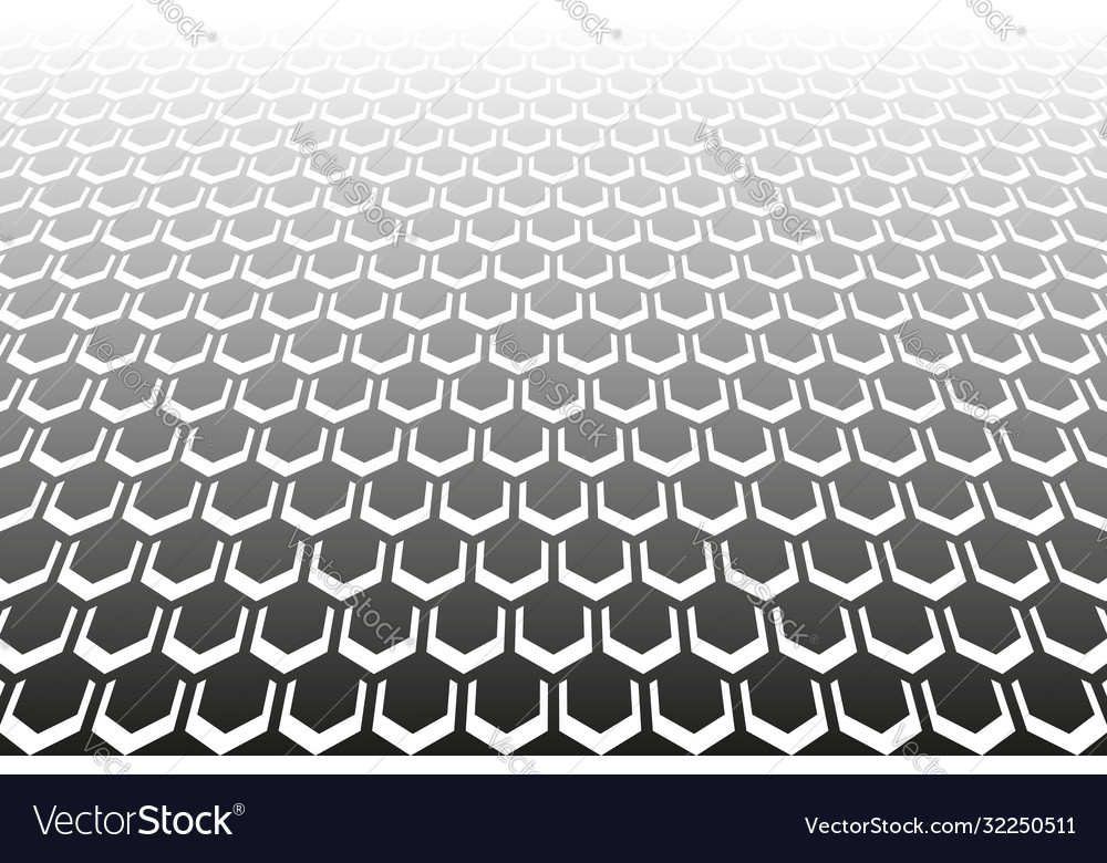 Geometric hexagons pattern Royalty Free Vector Image