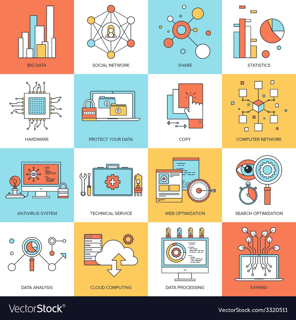 Technology concepts Royalty Free Vector Image - VectorStock