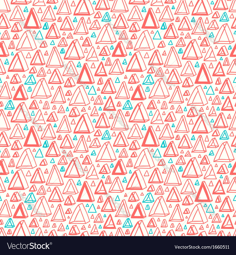 Triangle shapes pattern Royalty Free Vector Image