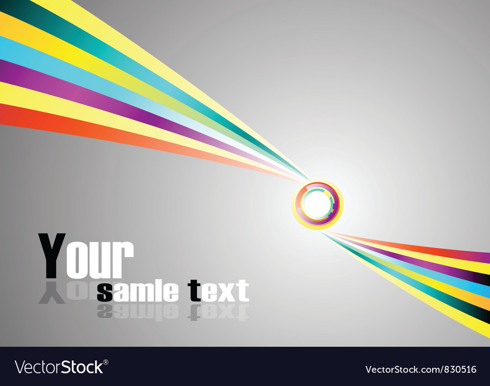 Abstract rainbow Background Royalty Free Vector Image