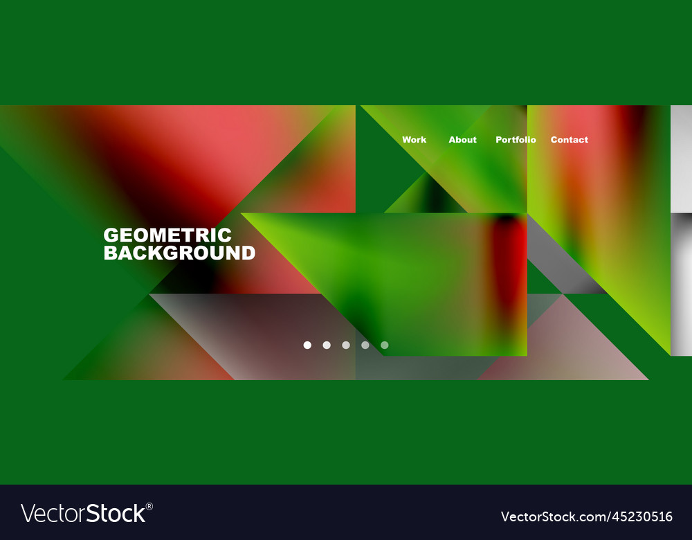 Dynamic lines triangles rectangles geometric Vector Image