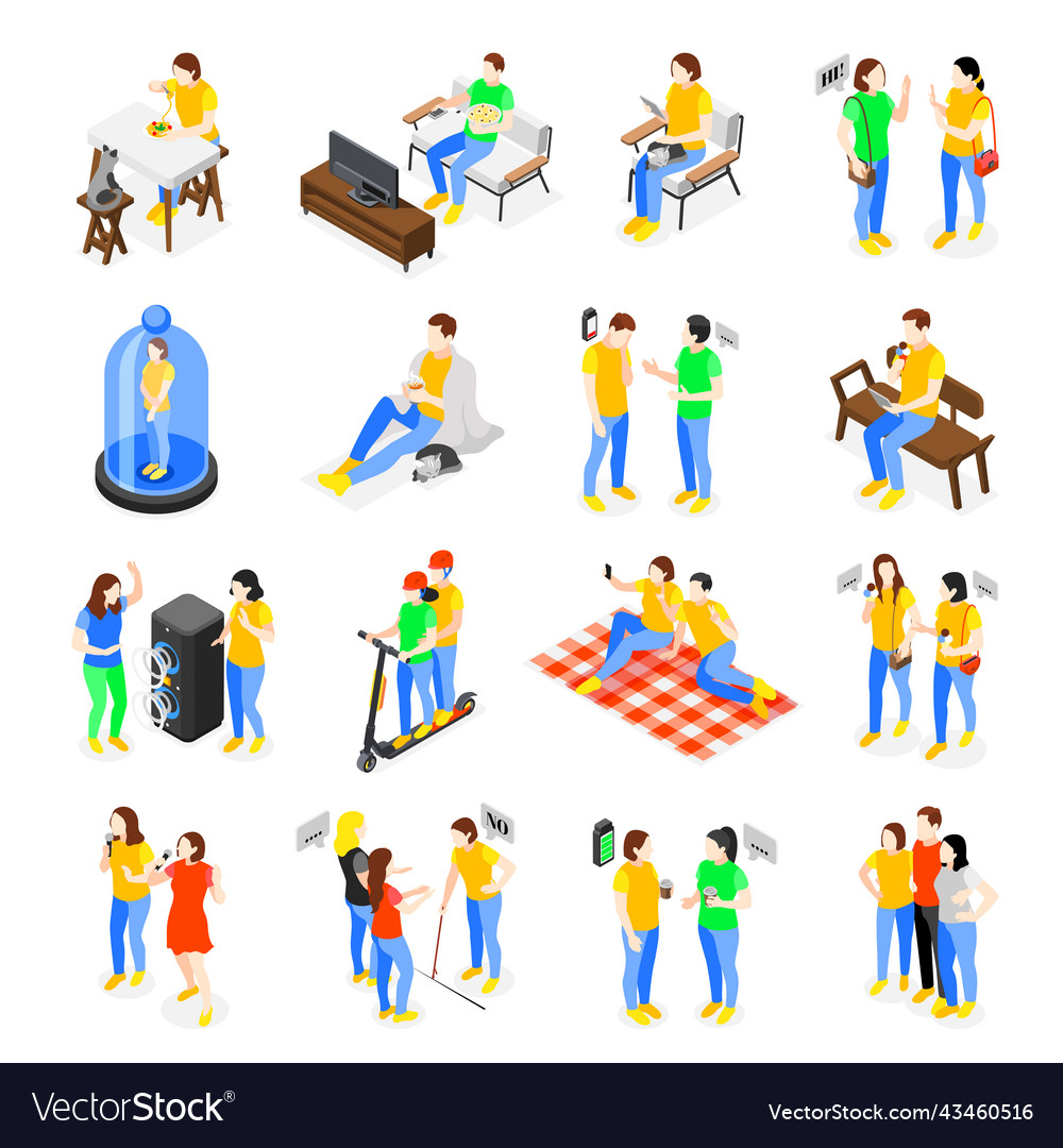 Introvert and extrovert icons set Royalty Free Vector Image Introvert and extrovert icons set Royalty Free Vector Image