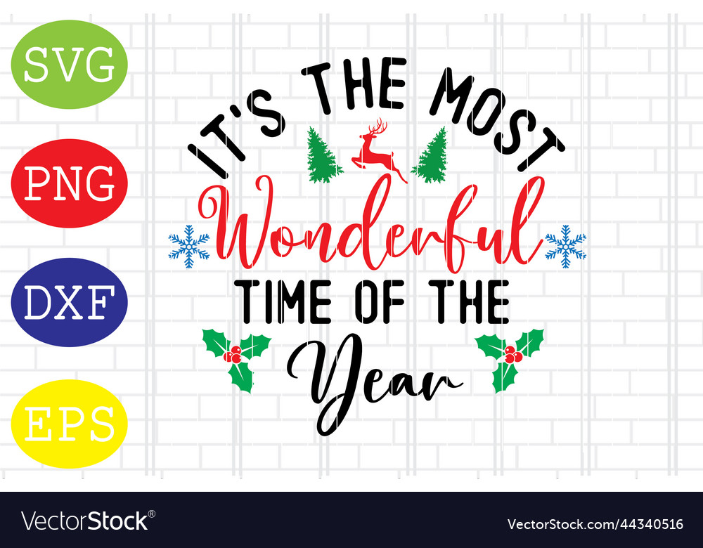 Its the most wonderful time of year Royalty Free Vector