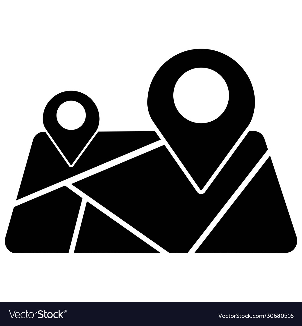 Location and geolocation map navigator icon Vector Image