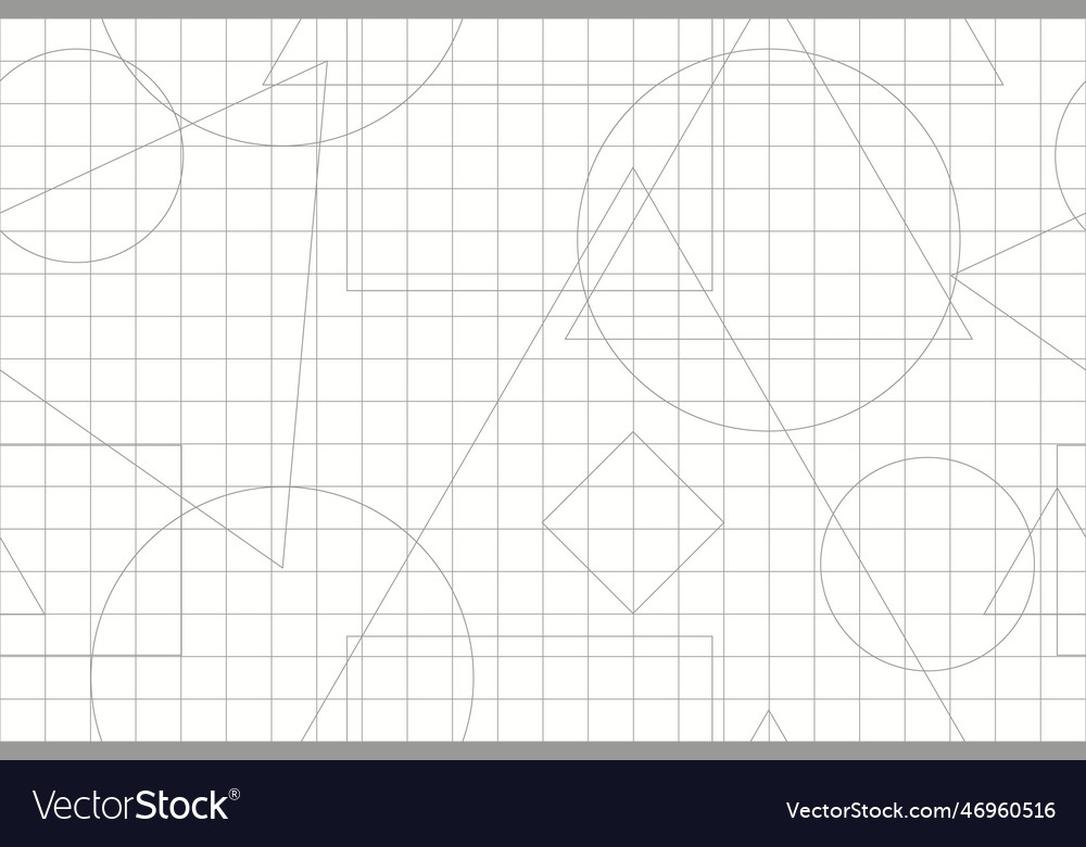 Seamless simple geometry pattern grid Royalty Free Vector