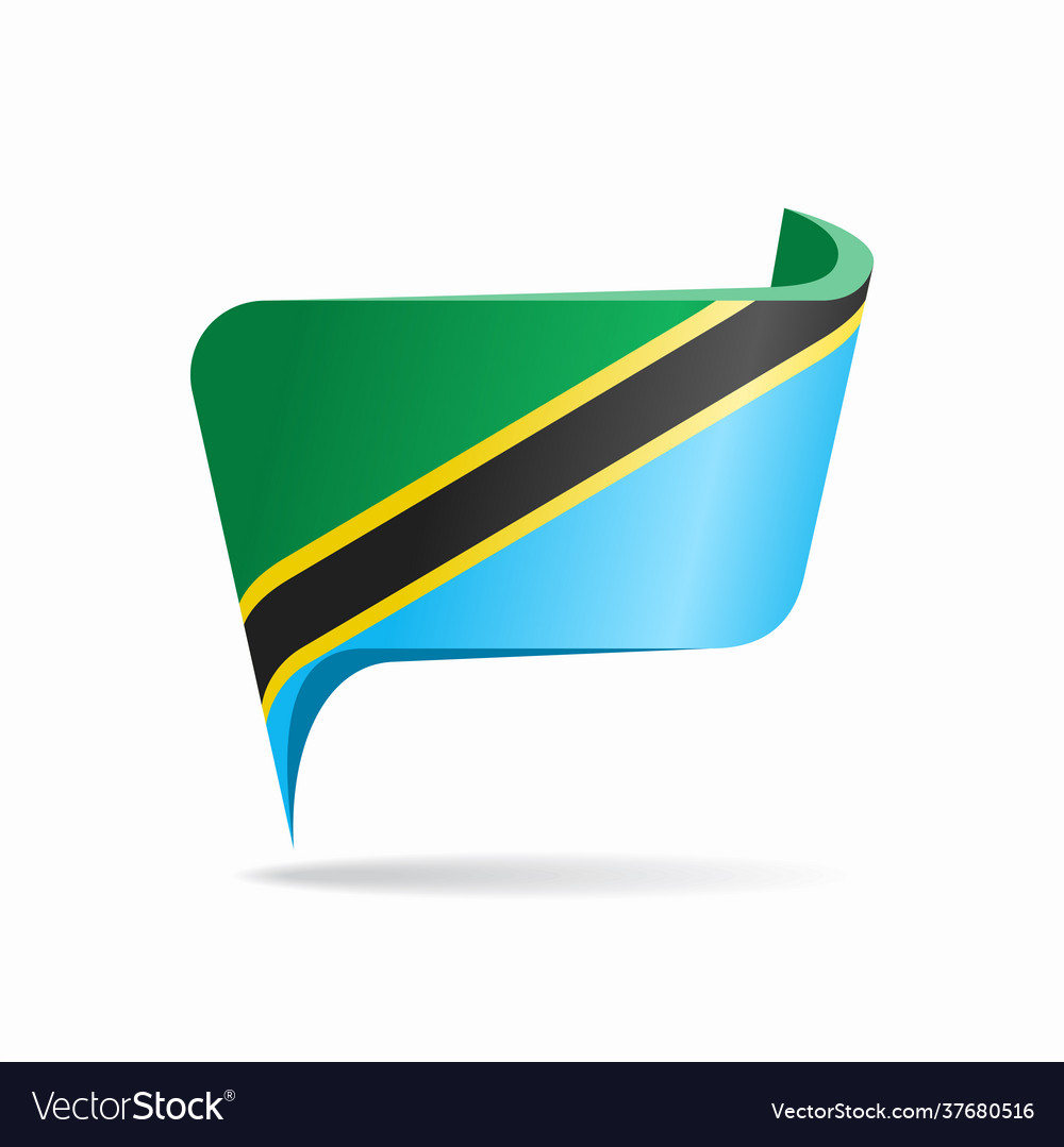 Tanzanian flag map pointer layout Royalty Free Vector Image Tanzanian flag map pointer layout Royalty Free Vector Image