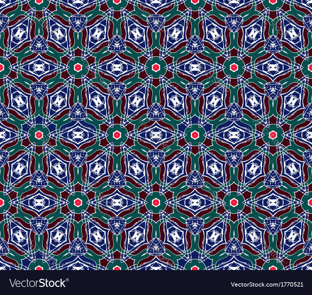 Arabesque pattern design Royalty Free Vector Image