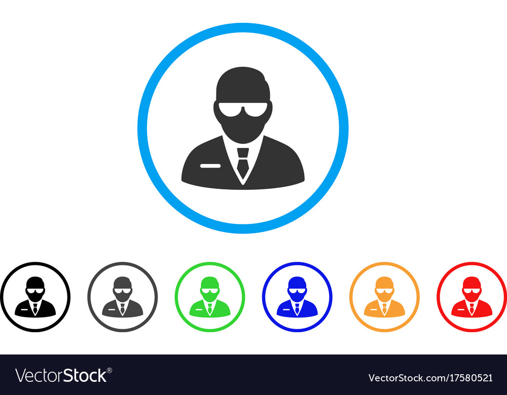 Chief rounded icon Royalty Free Vector Image - VectorStock