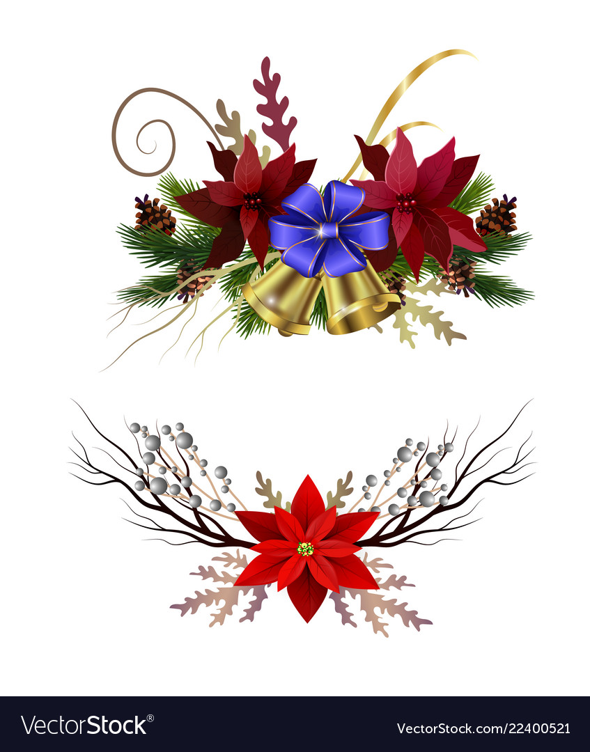 Christmas elements for your designs Royalty Free Vector
