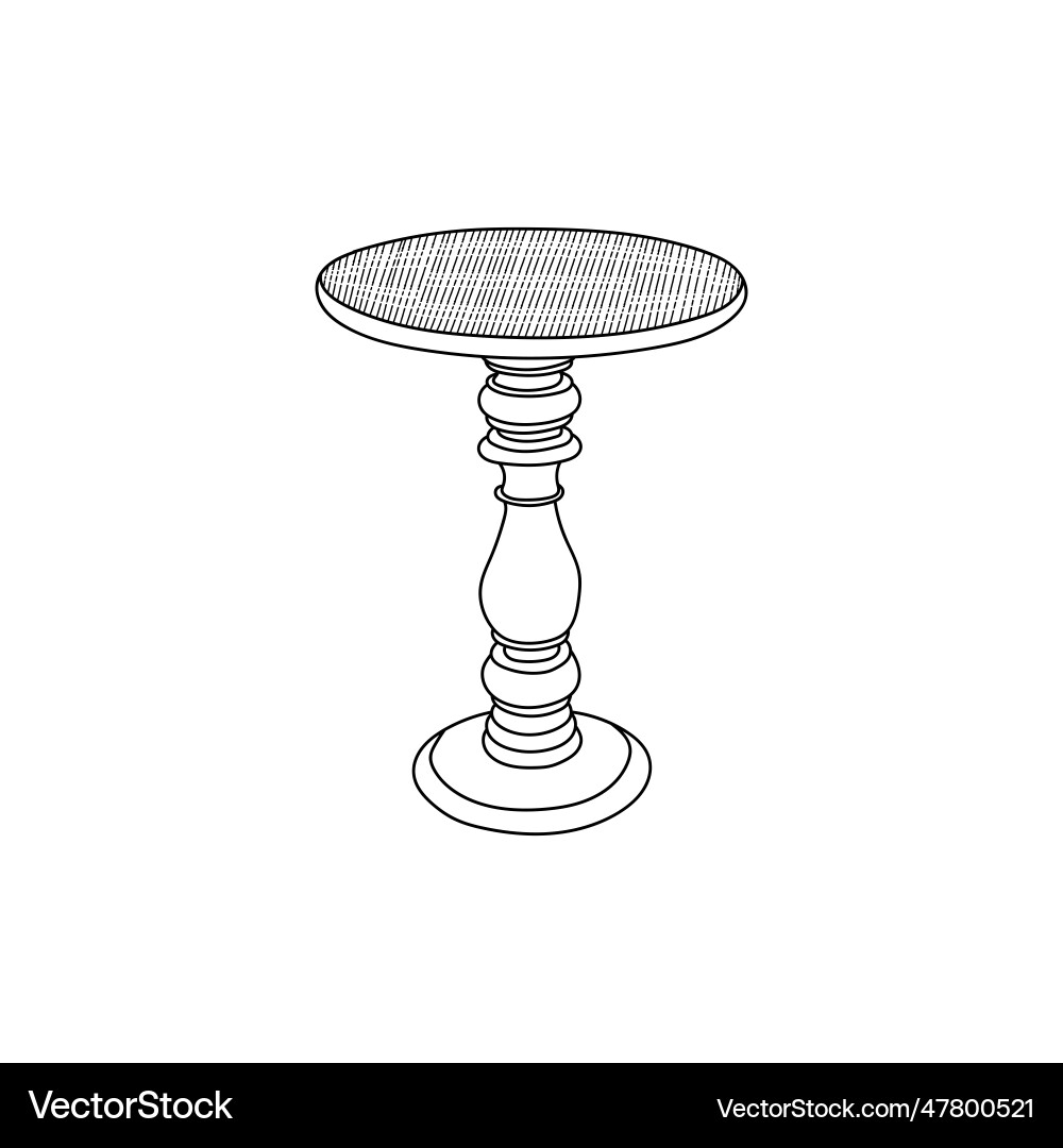 Furniture logo design of table modern template Vector Image