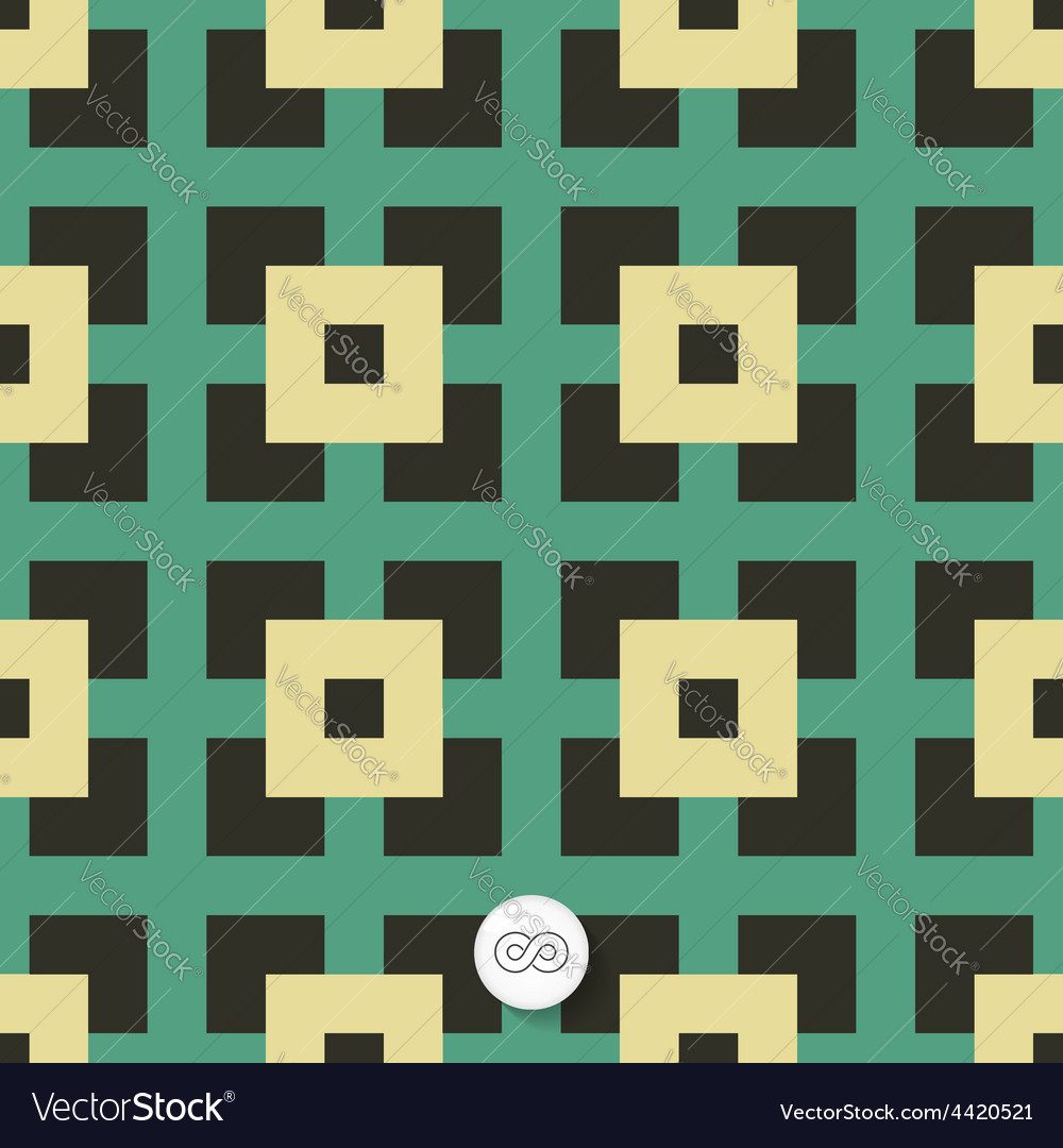 Seamless mosaic pattern geometric background Vector Image