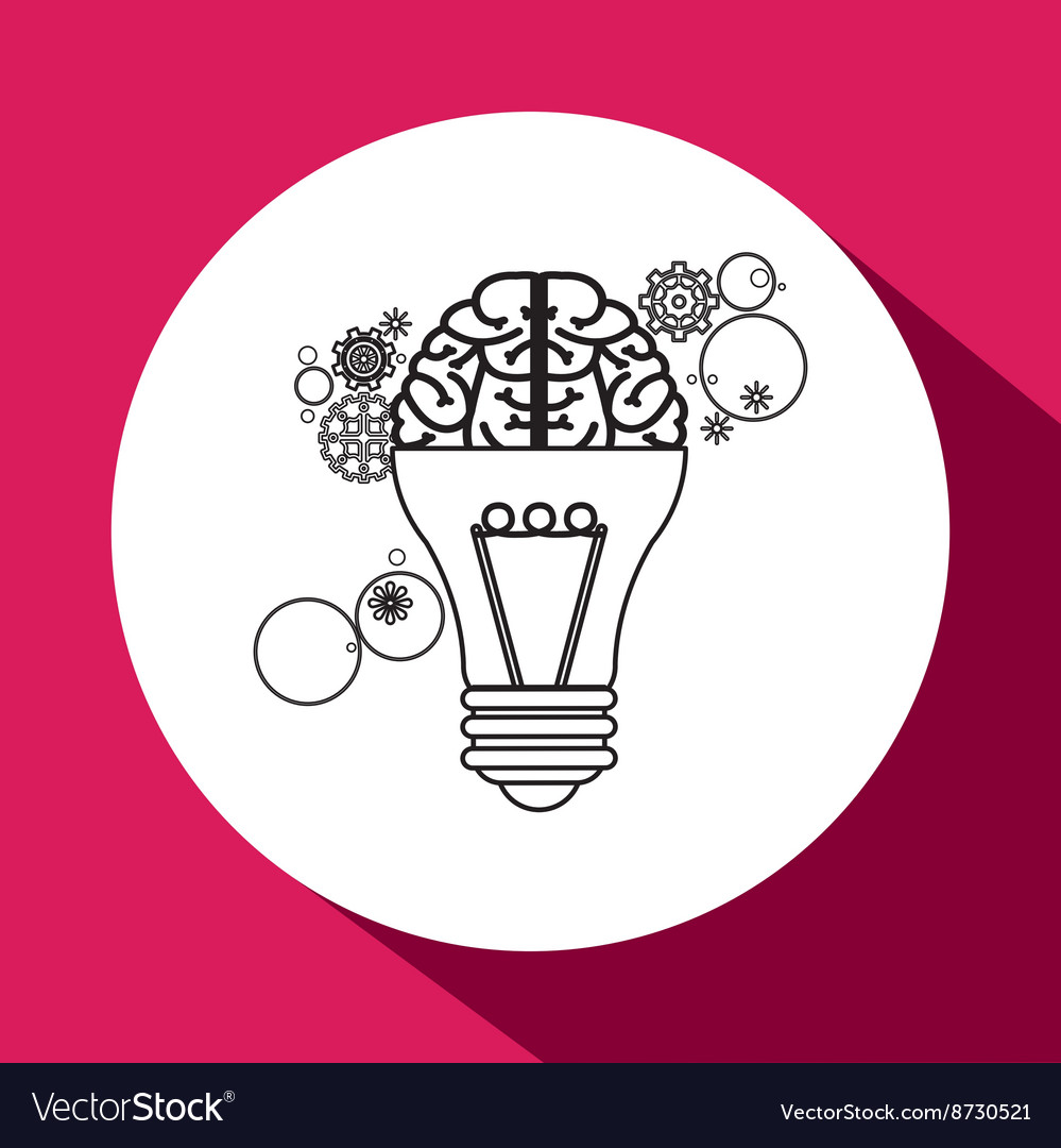 Think different design over white background Vector Image