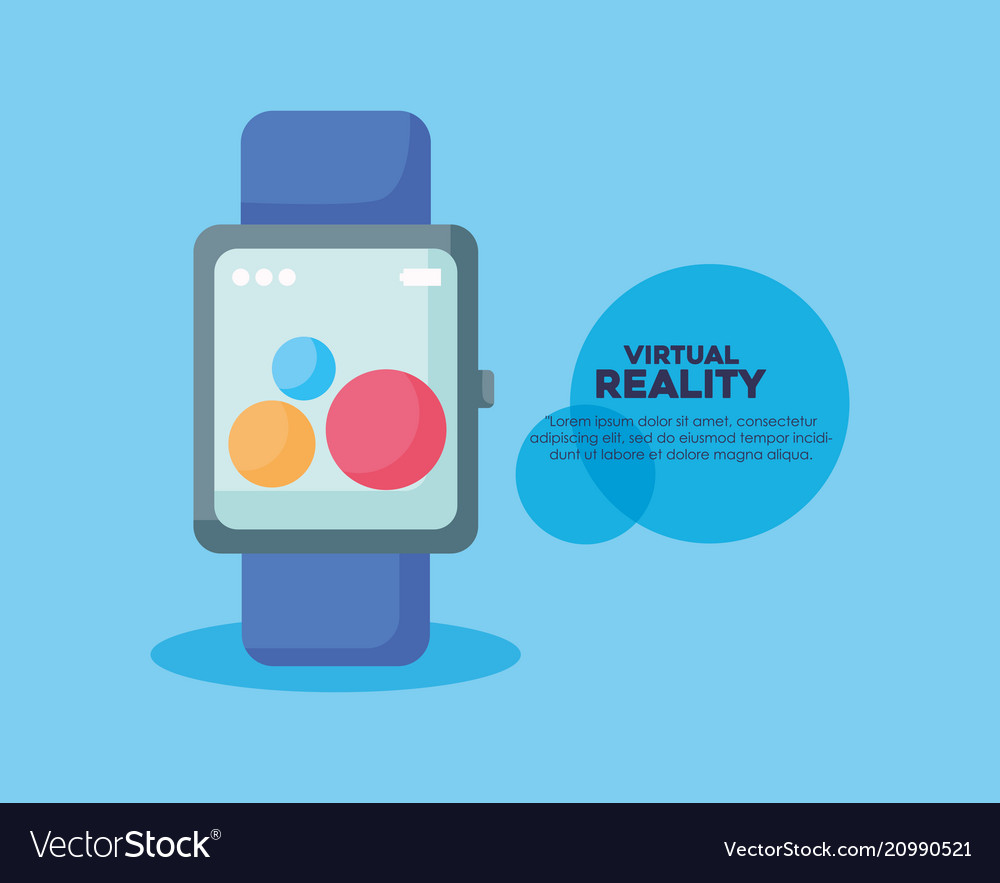 Virtual reality design Royalty Free Vector Image