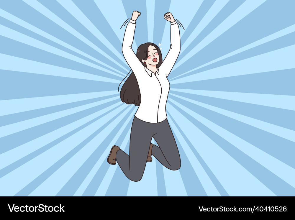 Celebration and success happiness concept Vector Image